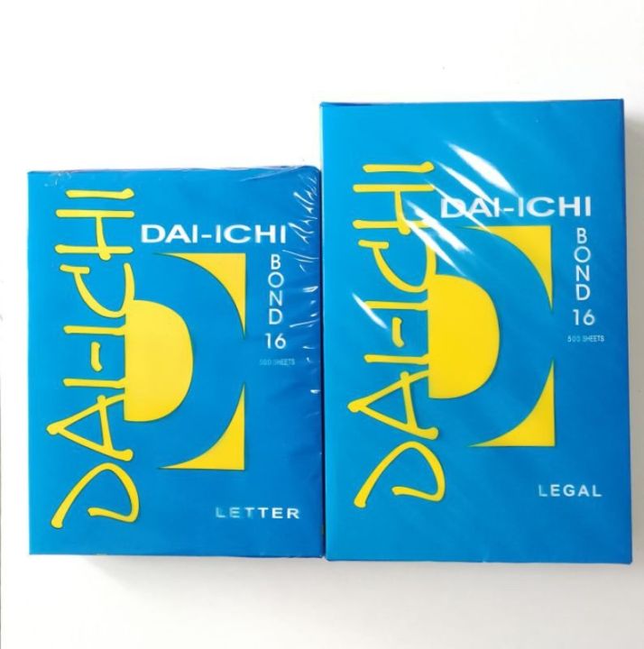 Daichi Bond Paper Substance 16 56gsm 500Sheets SHORT A4 LONG | Lazada PH