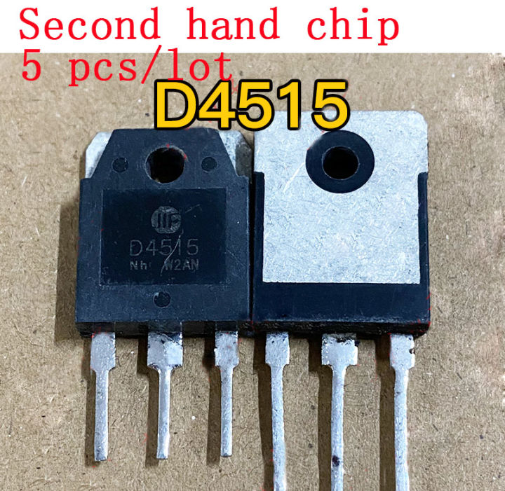 5ชิ้น/ล็อต2SD4515มือสอง D4515สวิทช์ไฟ TO-3P ทรานซิสเตอร์15A 400V ...