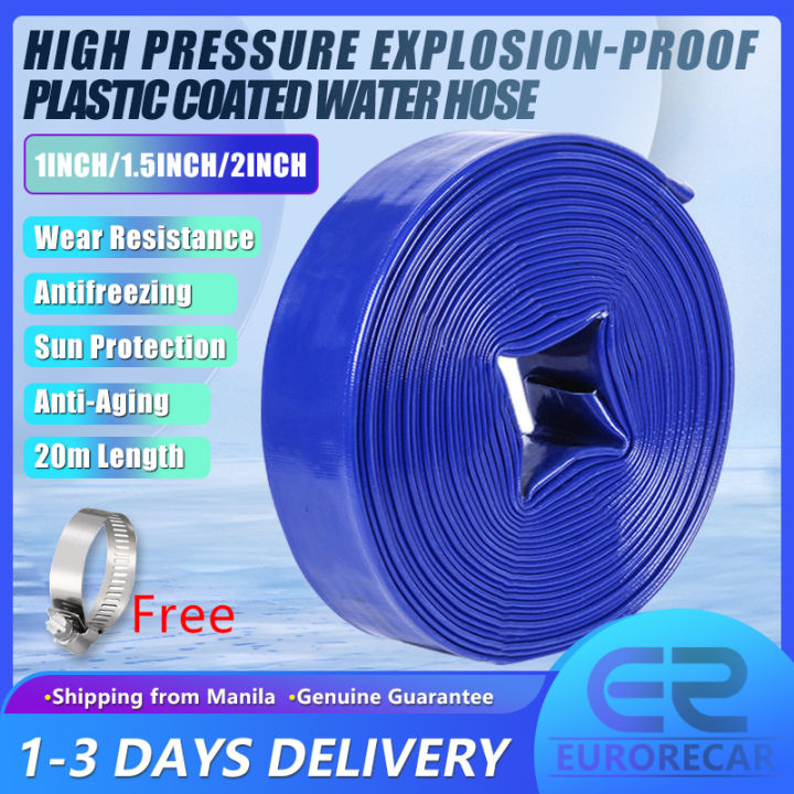 High Pressure Explosion Proof PVC Plastic Coated Discharge Duct ...