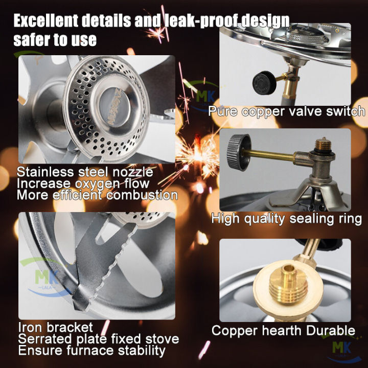 Super Kalan Integrated Burner Gas Stove Portable Camping Stove ...