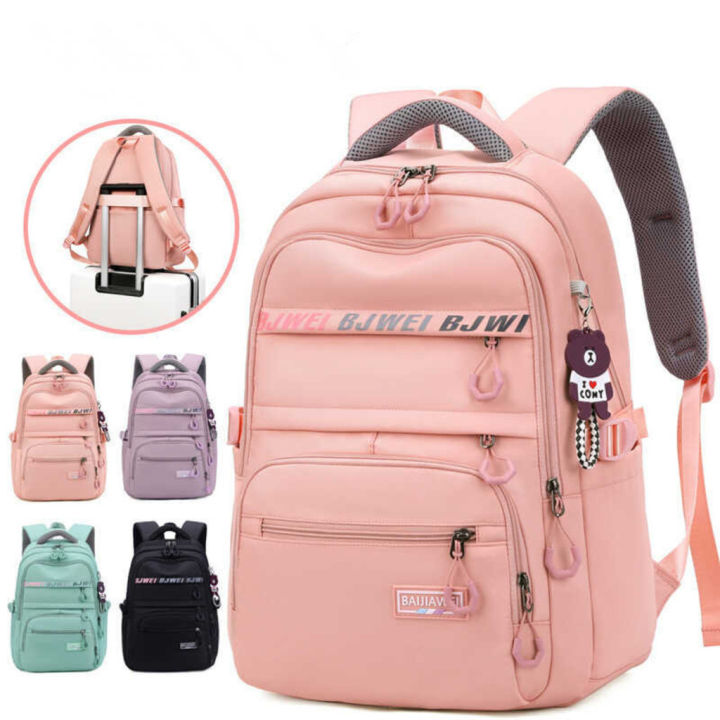 UISNMALL#MB4015 Student School Backpack Nylon Women's Waterproof Girl ...