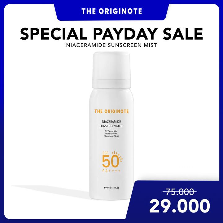 The Originote Niaceramide Sunscreen Mist SPF 50 PA++++ | Lazada Indonesia