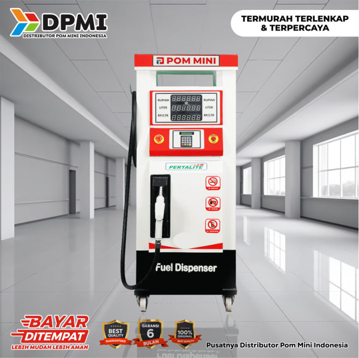 pom mini 1 nozzle 110 liter warna merah putih hitam | Lazada Indonesia