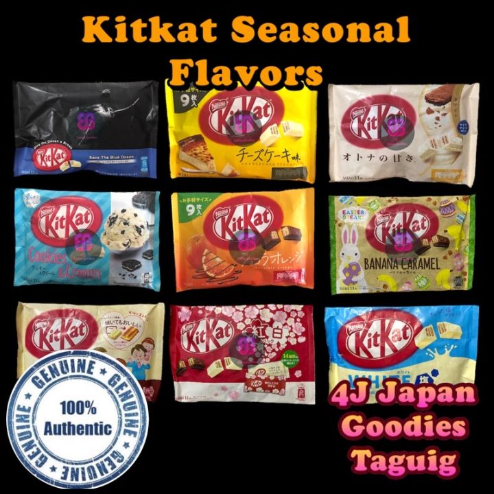 COD Kitkat Seasonal Flavours of Japan | Lazada PH