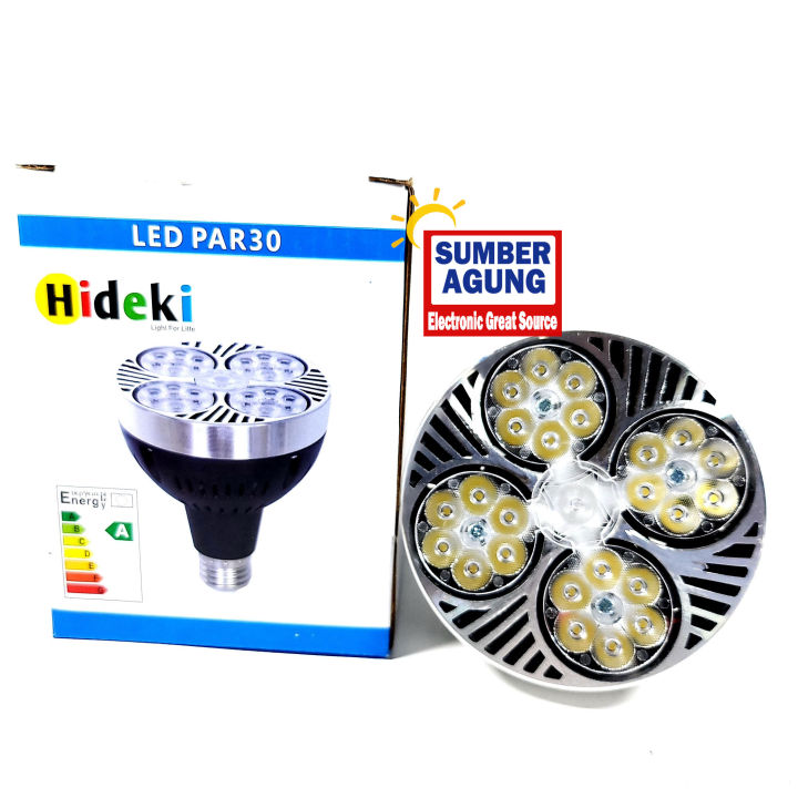 Lampu LED PAR30 35W Sorot Hias 4Mata 35Watt LED Banyak 6000K E27 ...