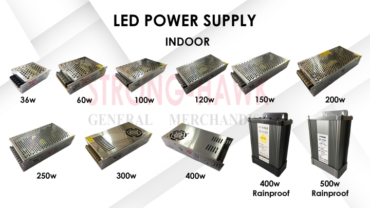 POWER SUPPLY FOR LED SIGNAGE 12V (INDOOR) | Lazada PH