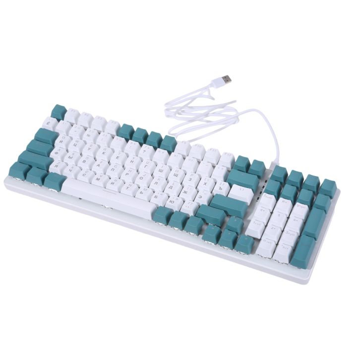 100-Key K3 Russian Mechanical Keyboard Game Keypad RGB Luminous Type-C ...
