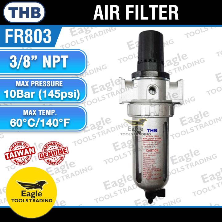 THB Air Filter Regulator 3/8 inch NPT | FR803 | Lazada PH