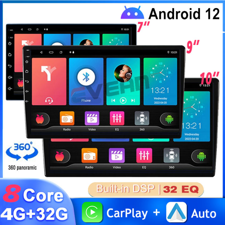 7''/9''/10.1 Inch Car Radio Android 12 2Din Head unit For TOYOTA ...