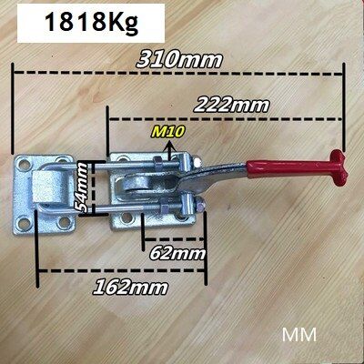 Heavy Duty Adjustable Toggle Clamp Fastener Toggle Hasp Latch Trailer ...