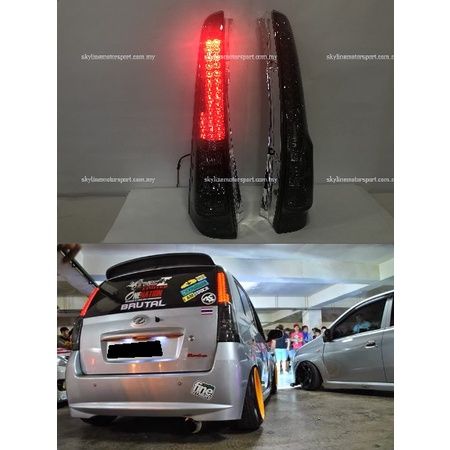 Perodua Viva Led Tail Lamp Albino & Smoke | Lazada
