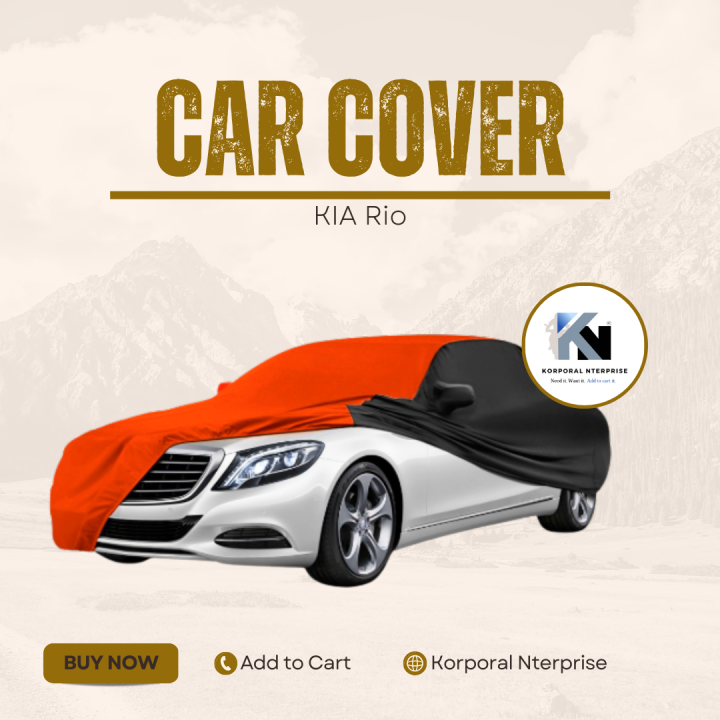 [KIA Rio] Car Cover Water Repellant - 2 tone Color Cover MATIBAY HINDI ...