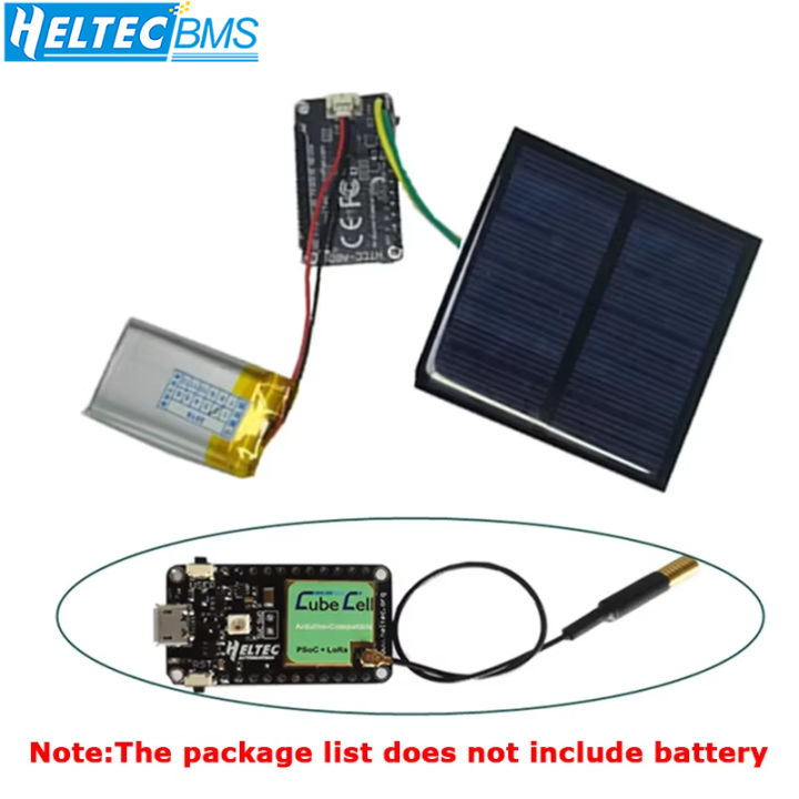 Heltec Lora Node ASR650x CubeCell AB01V2 Development board for arduino with solar panel ...