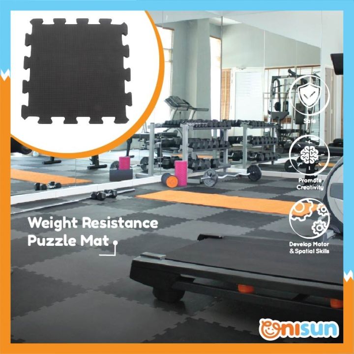 【Wholesale】30cmx30cm Weight Resistance Gym Mat Fitness Exercise Eva ...