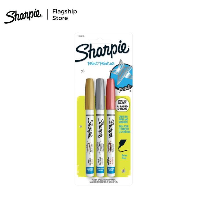 Sharpie Extra Fine Water Based Paint Glitter Asstd Dark 3ct | Lazada PH