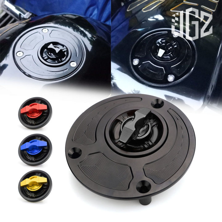 R15M Fuel Tank Cap Motorcycle CNC Gas Cap Quick Release Fuel Tank Cover ...