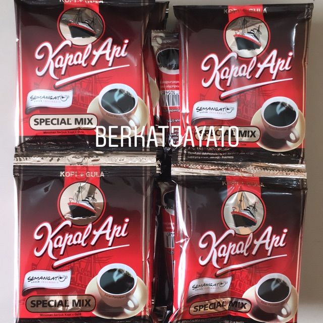 PAKET 2 RENCENG Kapal Api special mix kopi hitam gula | Lazada Indonesia