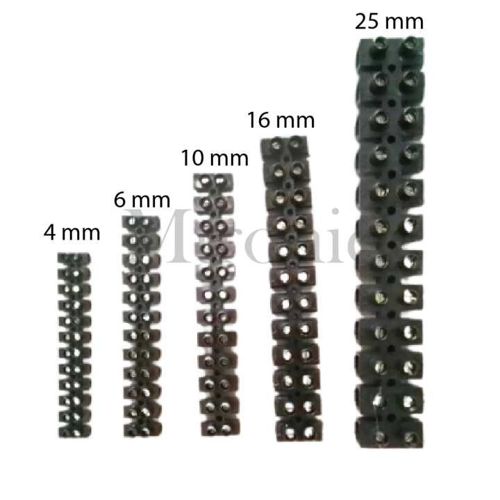 Terminal Kabel Listrik Berbagai Ukuran 6 10 16 25 mm Hitam | Lazada ...