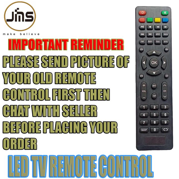JMS LED TV Remote Control | Lazada PH