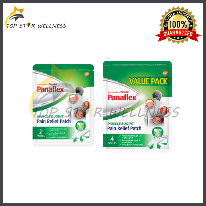 PANAFLEX MUSCLE & JOINT PAIN RELIEF PATCH 2 / 4 PATCHES | Lazada