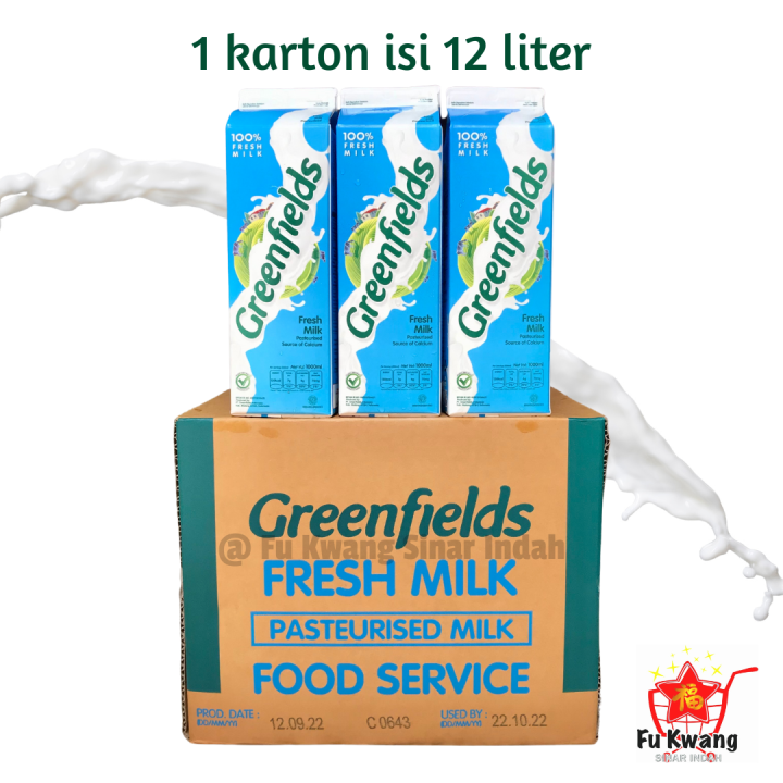 Greenfields Greenfield Fresh Milk Susu Segar Green Fields 1 karton ...