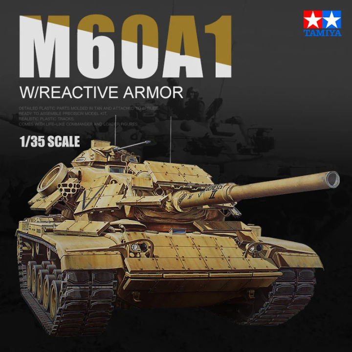 Bộ mô hình lắp ráp TAMIYA 35157 Xe tăng chiến đấu chính M60A1 hiện đại ...