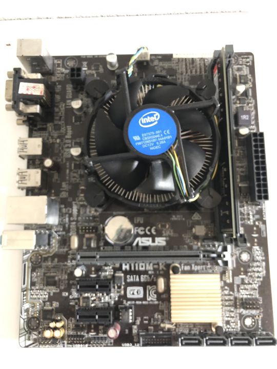 CPU+MB เจน6 DDR4 CPU Core I5 6500 + MB H110M-K MB Socket 1151 DDR4 + ซิงค์ + ฝาหลัง ประกัน 30 ...