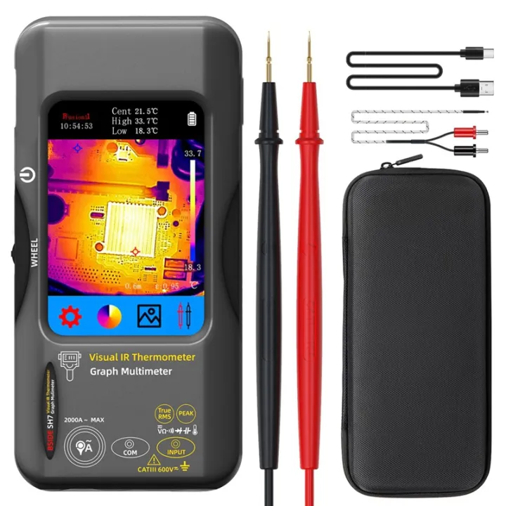 Camera Multimeter 320x320 IR Resolution with 15 Thermal Palettes for ...