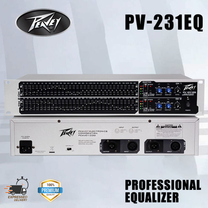 PEAVEY PV231 Dual 31-segment EQ อีควอไลเซอร์ การแสดงบนเวที KTV bar พบกับอุปกรณ์เครื่องเสียงระดับ ...