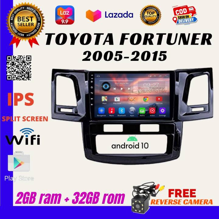 TOYOTA FORTUNER CAR ANDROID HEAD UNIT (2005 2006 2007 2008 2009 2010 ...