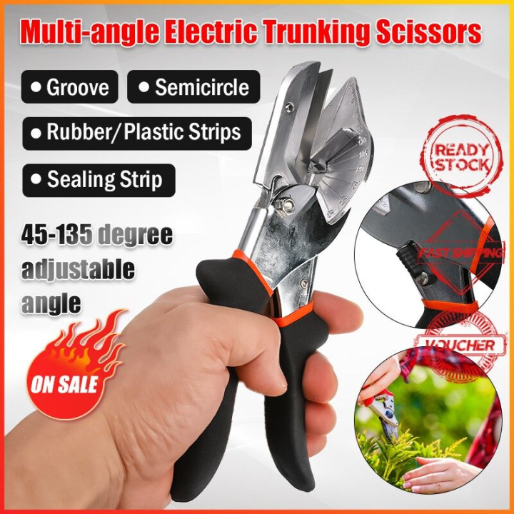 Multi Angle Mitre Electric Automatic Trunking Scissor Wire Duct Cutter ...