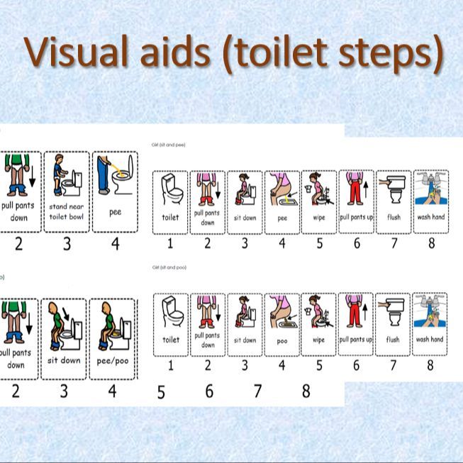 V001- Toilet Training Visual Aids PDF Version (boy & girl, pee & poo ...