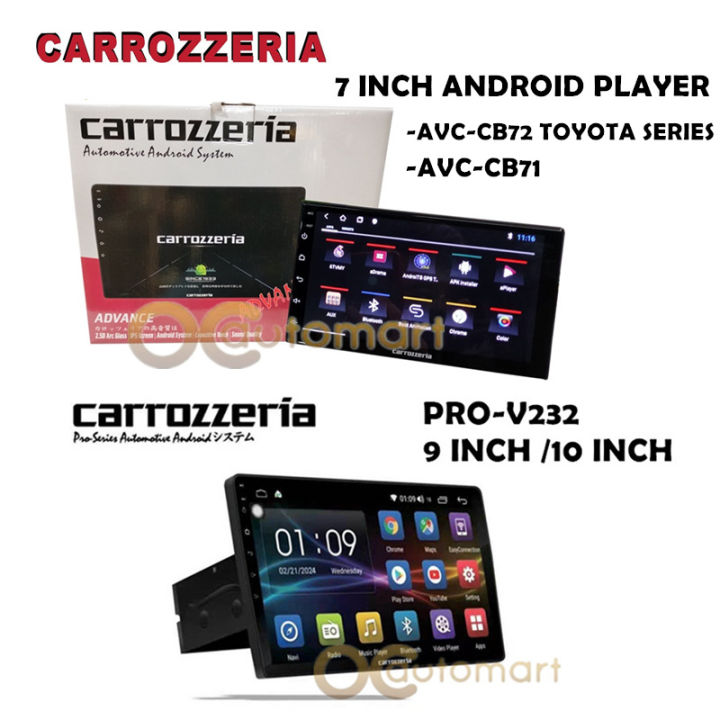 Original Carrozzeria 7'' / 9'' / 10'' Universal Car Android Player 1 ...