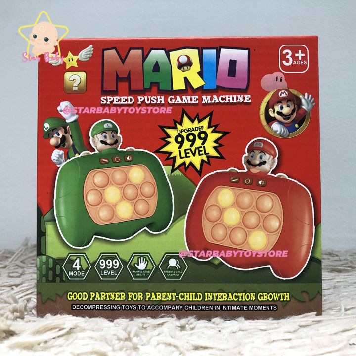Star Baby Super Mario Speed Push Game Machine Toy for Kids | Lazada PH