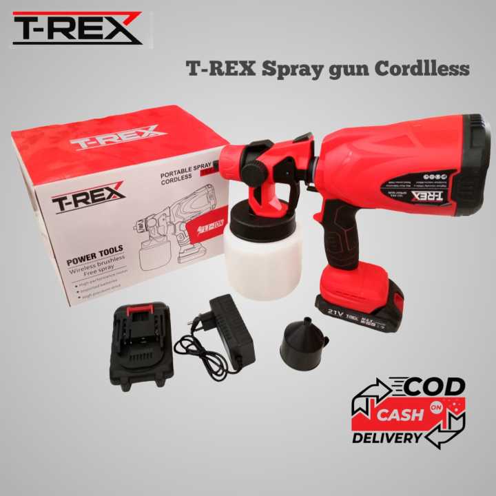 Cordlles Cat spray gun Pistol Semprotan Cat Listrik Tanpa Kabel ...