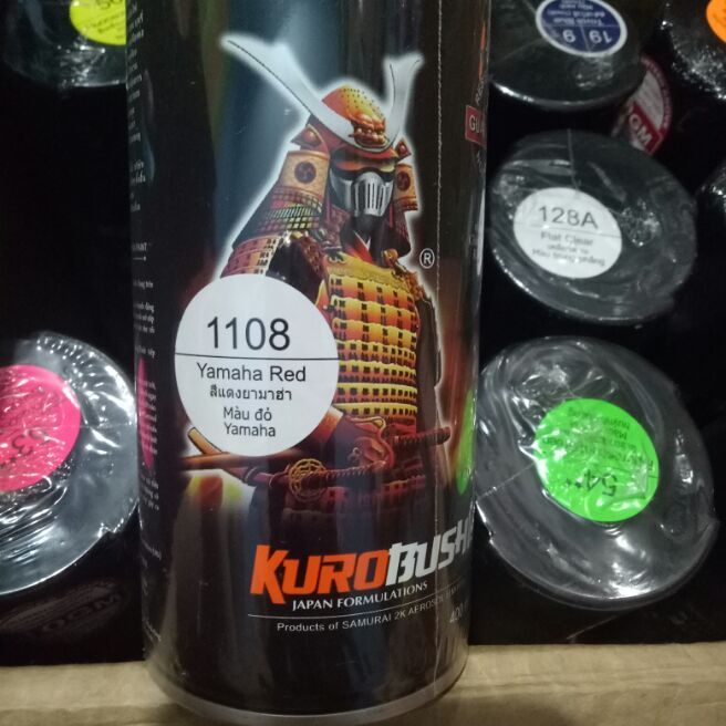 Pilok Pilox Cat Semprot Samurai Kurobushi Yamaha Red (1108) 400ml | Lazada Indonesia