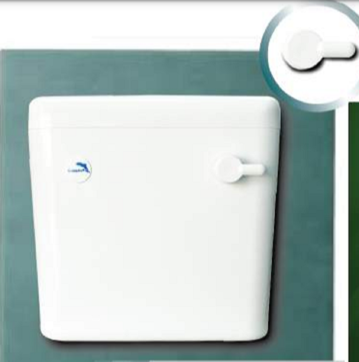 Toilet Water Tank - Low Level Lever Handle Plastic Cistern Tangki Air ...
