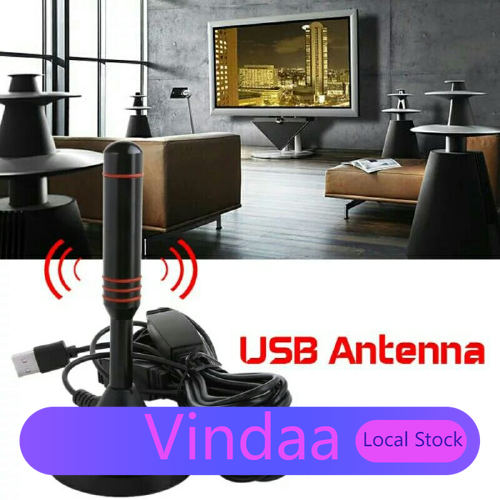 HDTV UHF Decoder Indoor TV Magnet Stick Antenna DVB T2 Digital MY TV HD ...