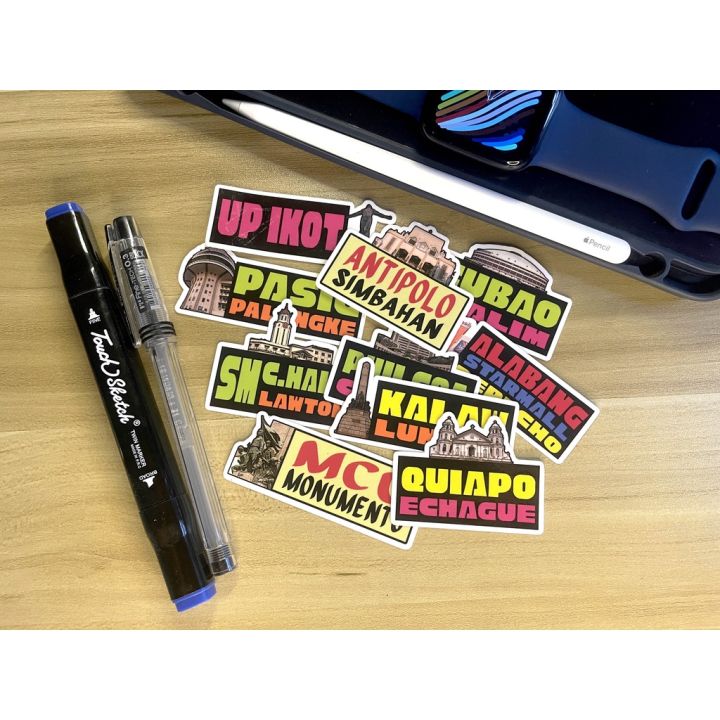 Jeepney Signage and Landmarks PREMIUM MATTE VINYL Stickers Waterproof ...