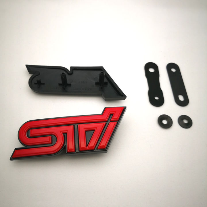 LAIFU STI Front Grille Emblem for WRX STI Roadster Standard Size STI ...