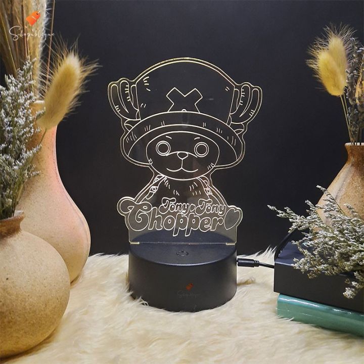 One Piece Chopper 3D LED Night Lamp + | Lazada PH