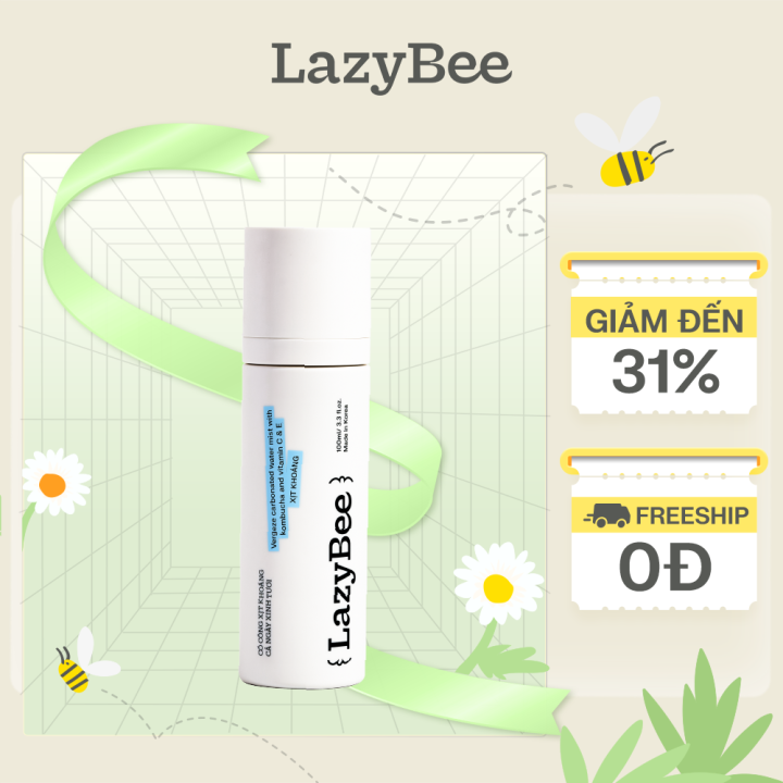 Nước Xịt Khoáng Lazy Bee Làm Dịu Da Chiết Xuất Kombucha và Vitamin C&E ...