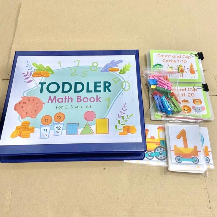 TODDLER MATH BUSY BOOK (for 2-3 yrs.old) | Lazada PH