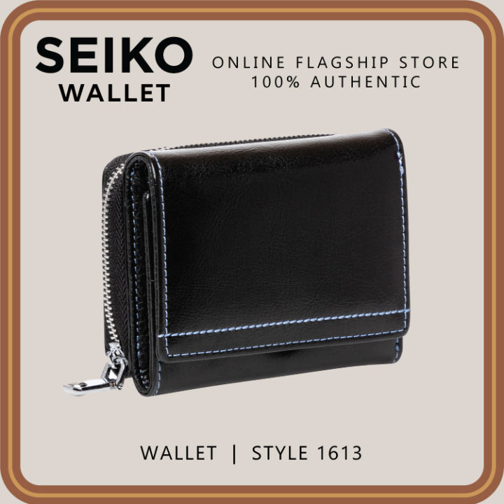 Seiko Wallet - Genuine Leather Wallet (With RFID Blocker) - 1613 ...