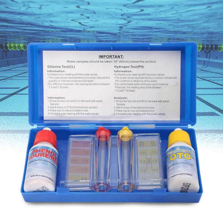 Swimming pool water test kit water test reagent kit OTO test agent PH ...