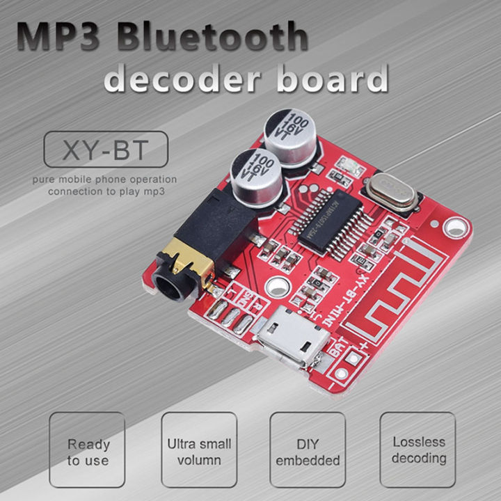 Bluetooth decoding board, MP3 circuit board, XY-BT-Mini circuit, stereo ...