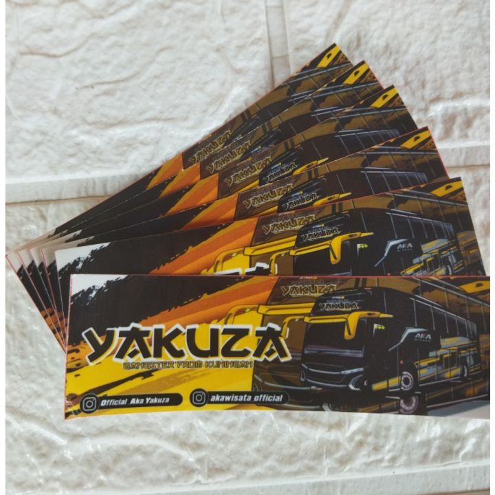 STIKER BASURI YAKUZA ASLI PO | Lazada Indonesia