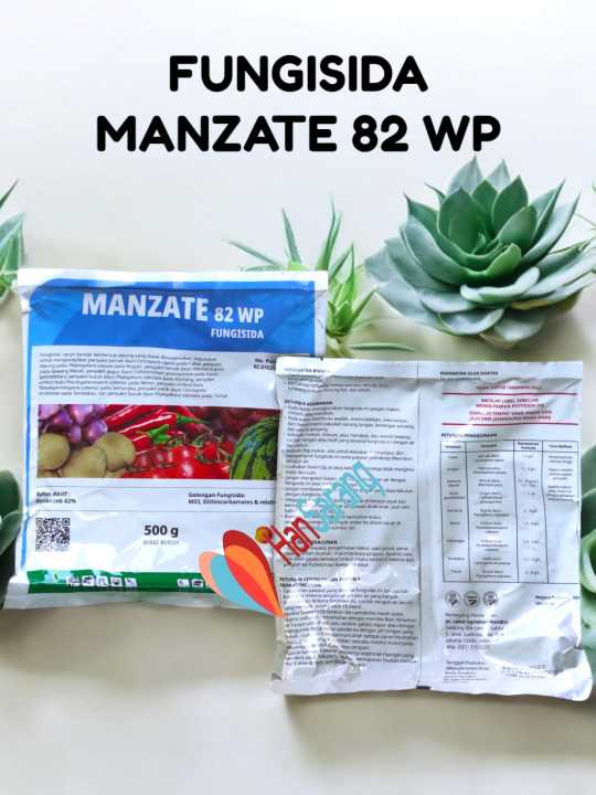 MANZATE 82 WP 500gr - Fungisida MANCOZEB KUNING untuk busuk daun ...