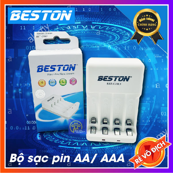 Bộ sạc pin Beston BST- C7001 AA/AAA chính hãng | Lazada.vn