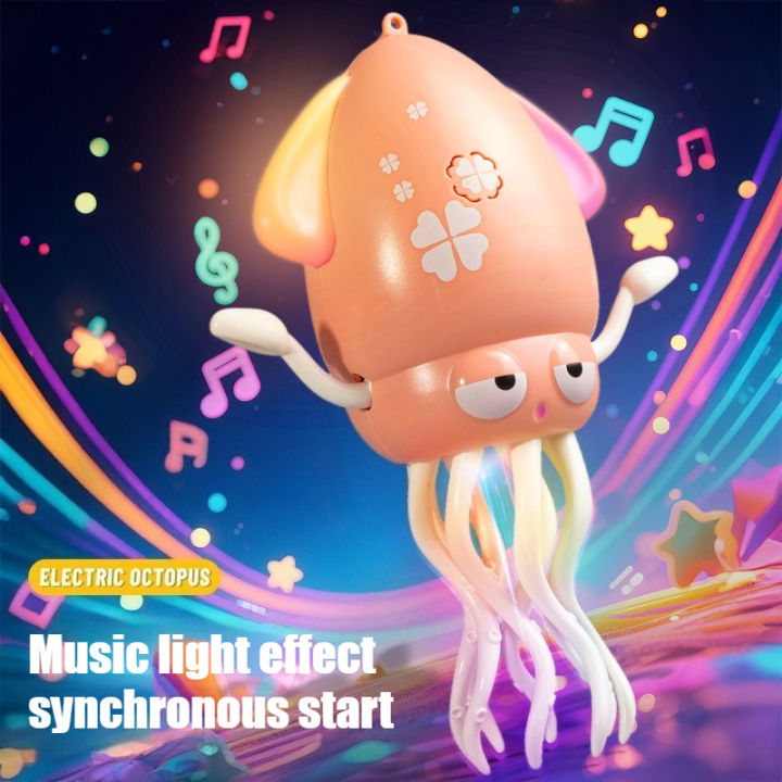 Dancing Octopus Colorful Interesting Sound and Light Toys for Boys Gift ...